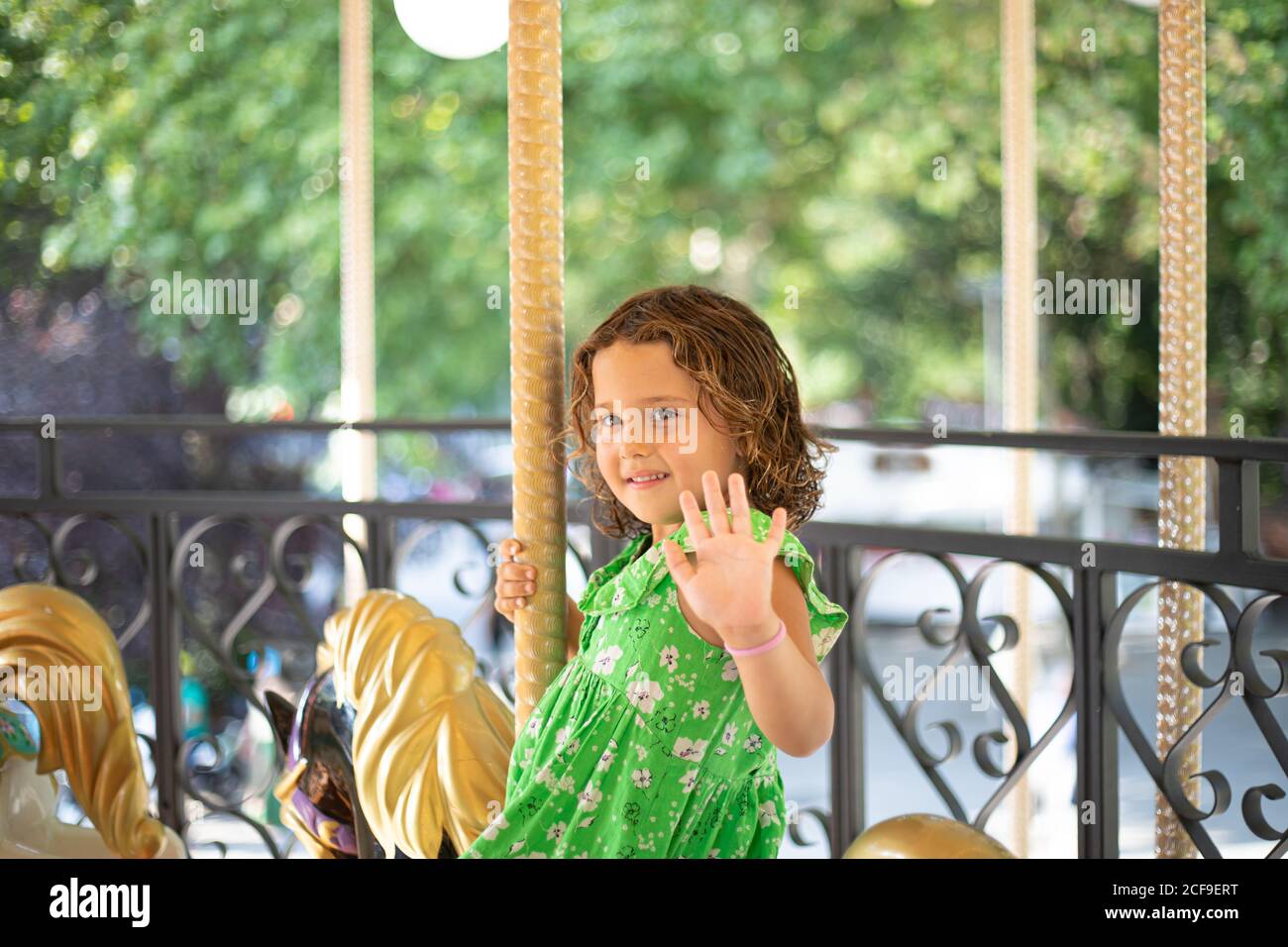 Child waving hand hi-res stock photography and images - Alamy