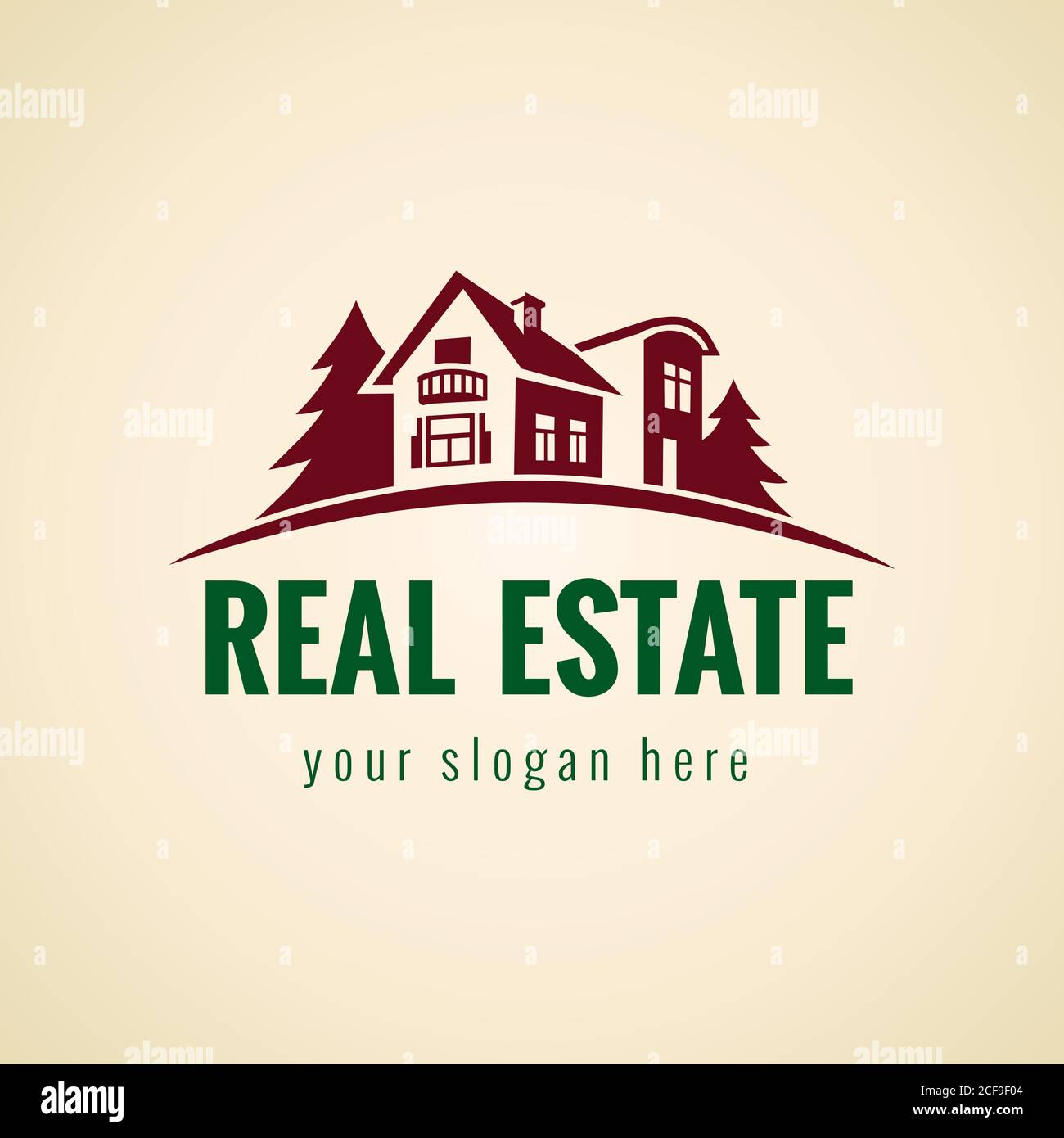 Real-estate vector logo. House for sale sign. Icon for own property ...