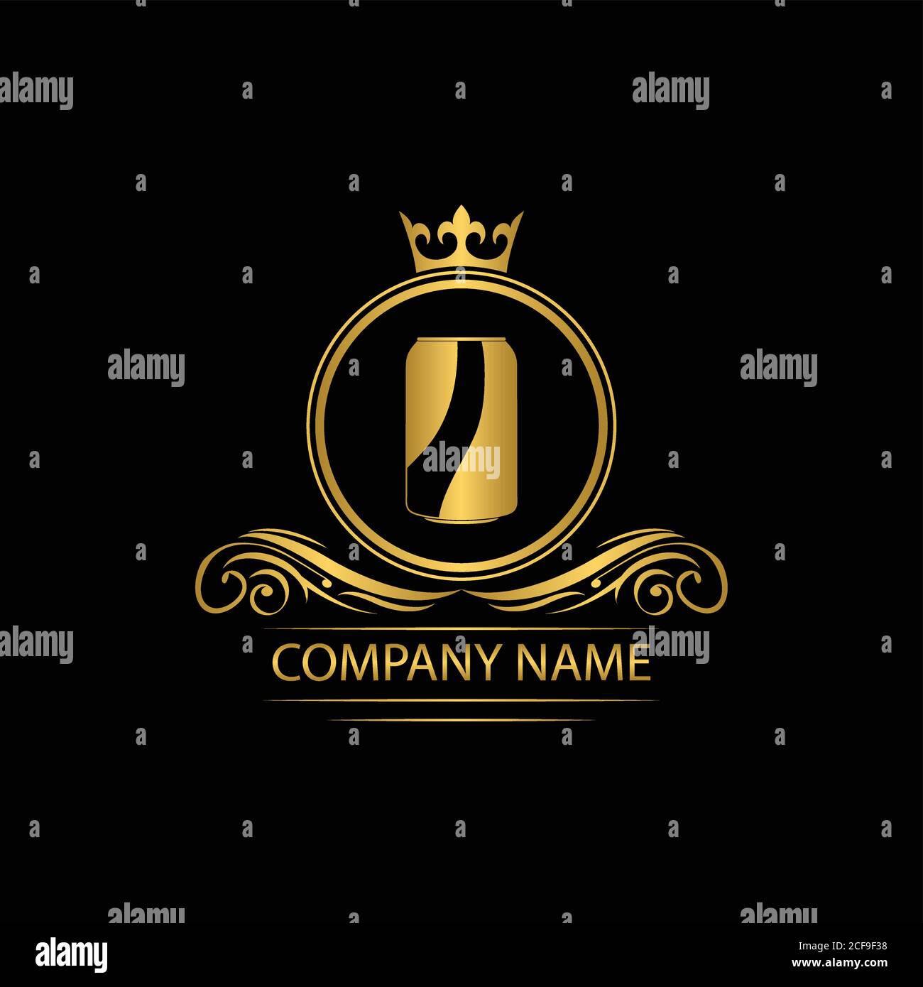 beer, beer pub logo template luxury royal vector company decorative ...