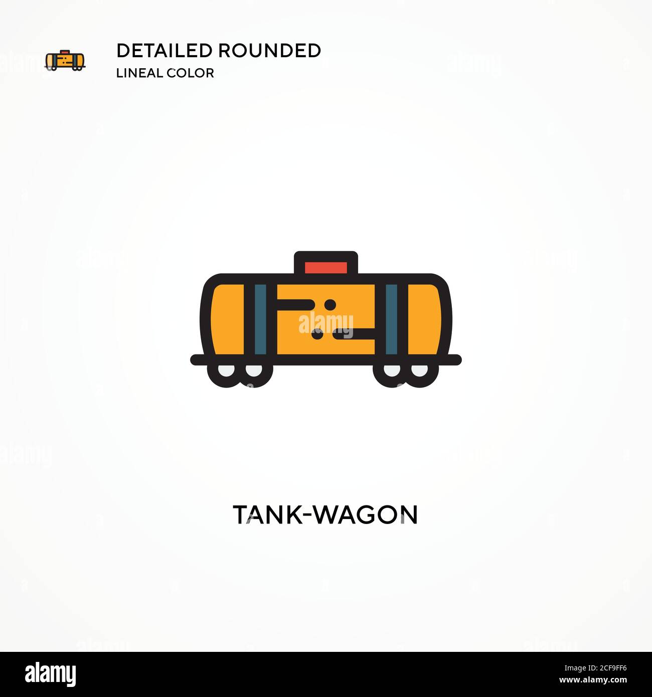 Tank-wagon vector icon. Modern vector illustration concepts. Easy to ...