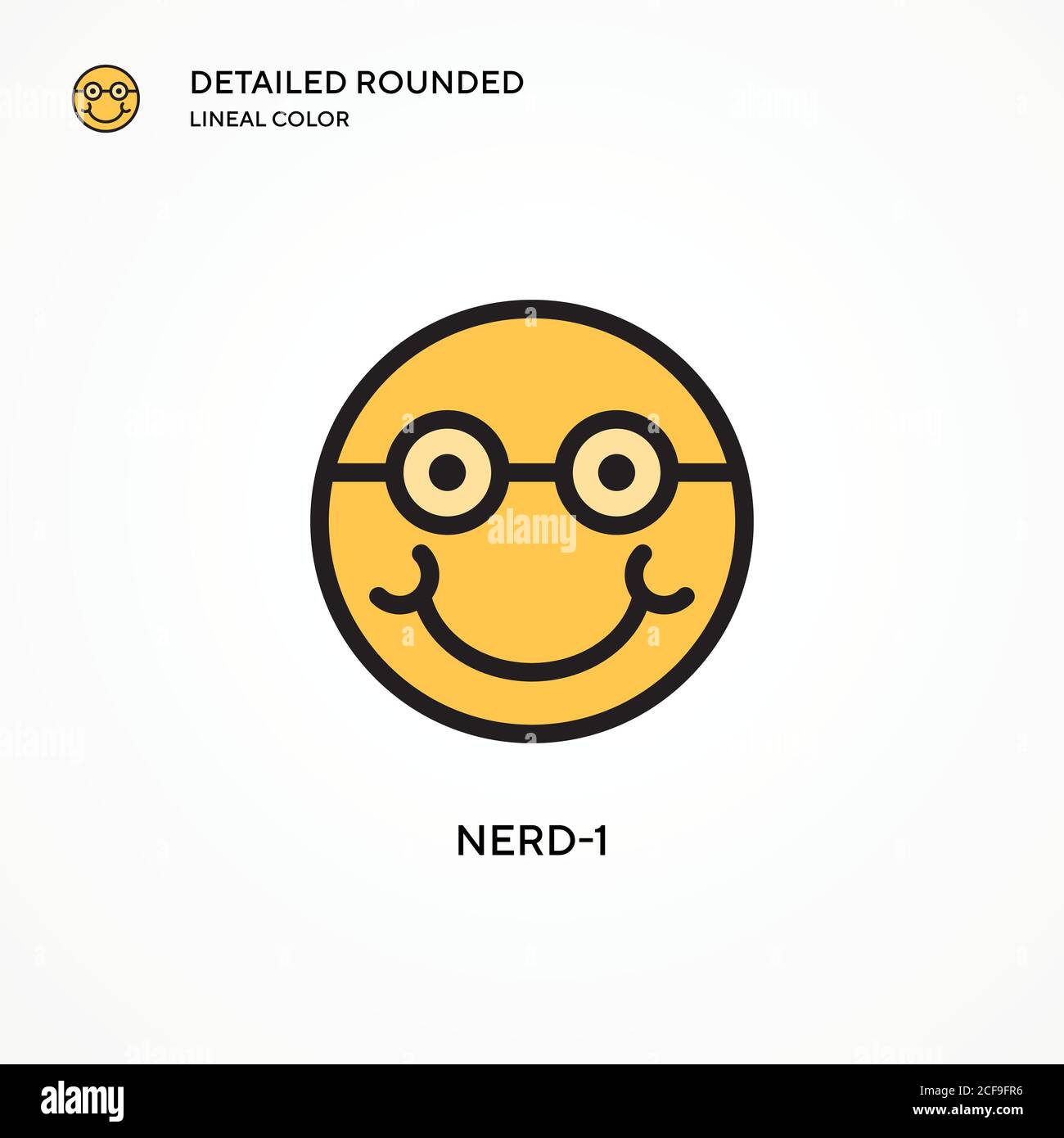 Nerd-1 vector icon. Modern vector illustration concepts. Easy to edit ...