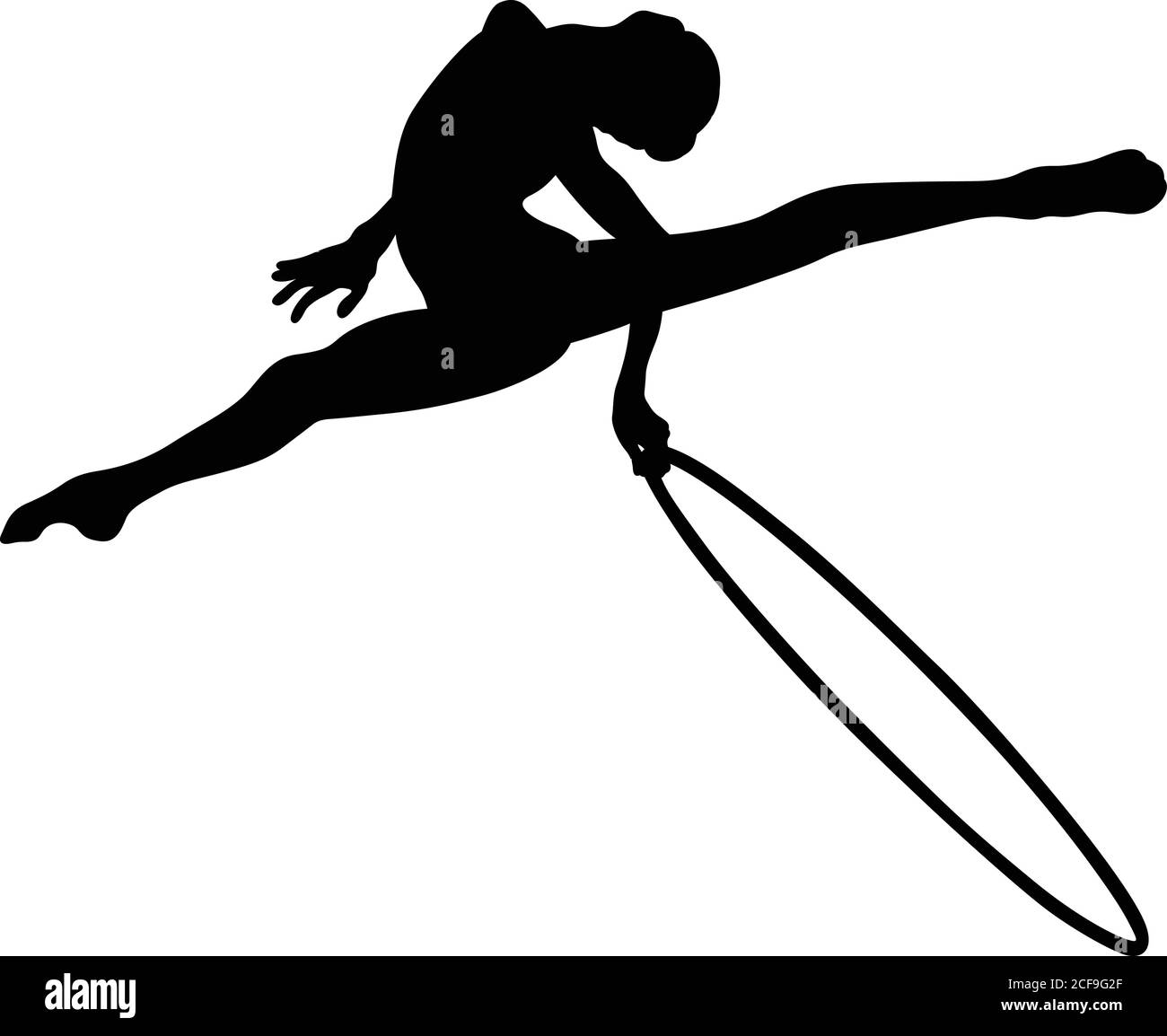 Hoop girl Black and White Stock Photos & Images - Alamy