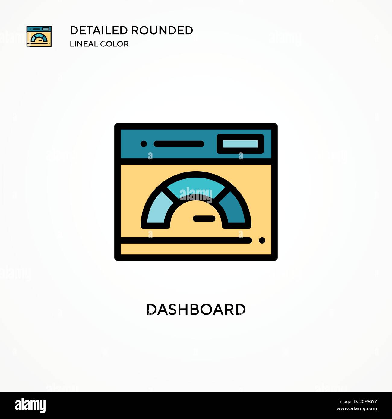 Dashboard vector icon. Modern vector illustration concepts. Easy to ...