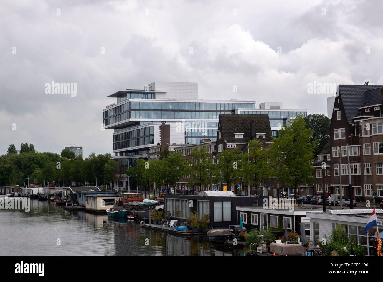 Amsteldok Building During Dark Weather At Amsterdam The Netherlands 14 ...