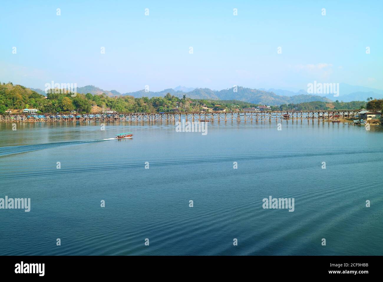 Incredible View of 447 Metre-long Mon Bridge, the Longest Handmade ...