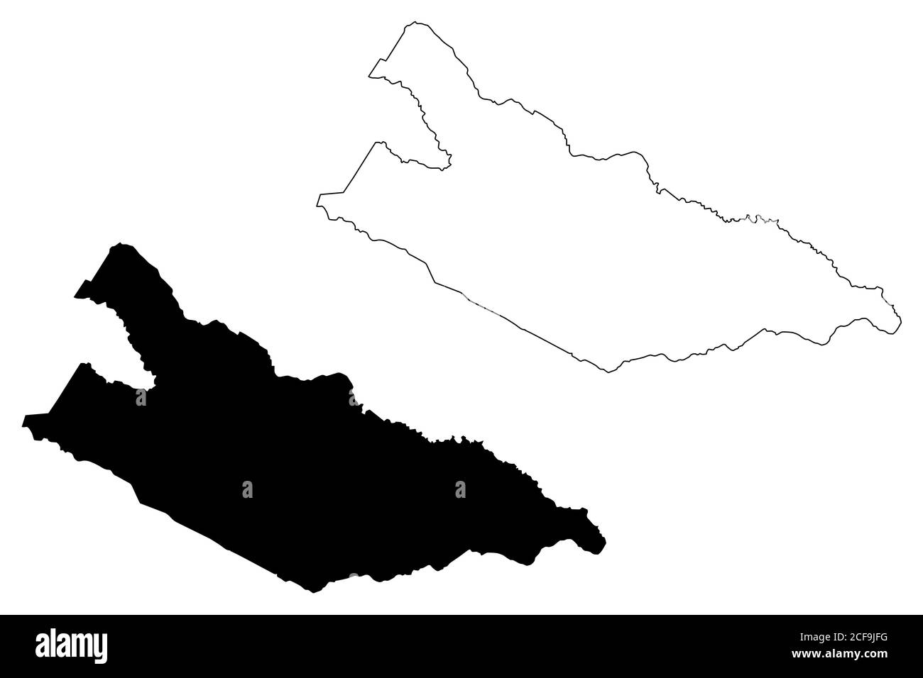 Ruiru City (Republic of Kenya, Kiambu County) map vector illustration ...