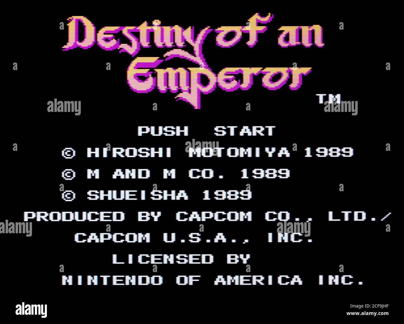 Destiny of an Emperor - Nintendo Entertainment System - NES Videogame ...
