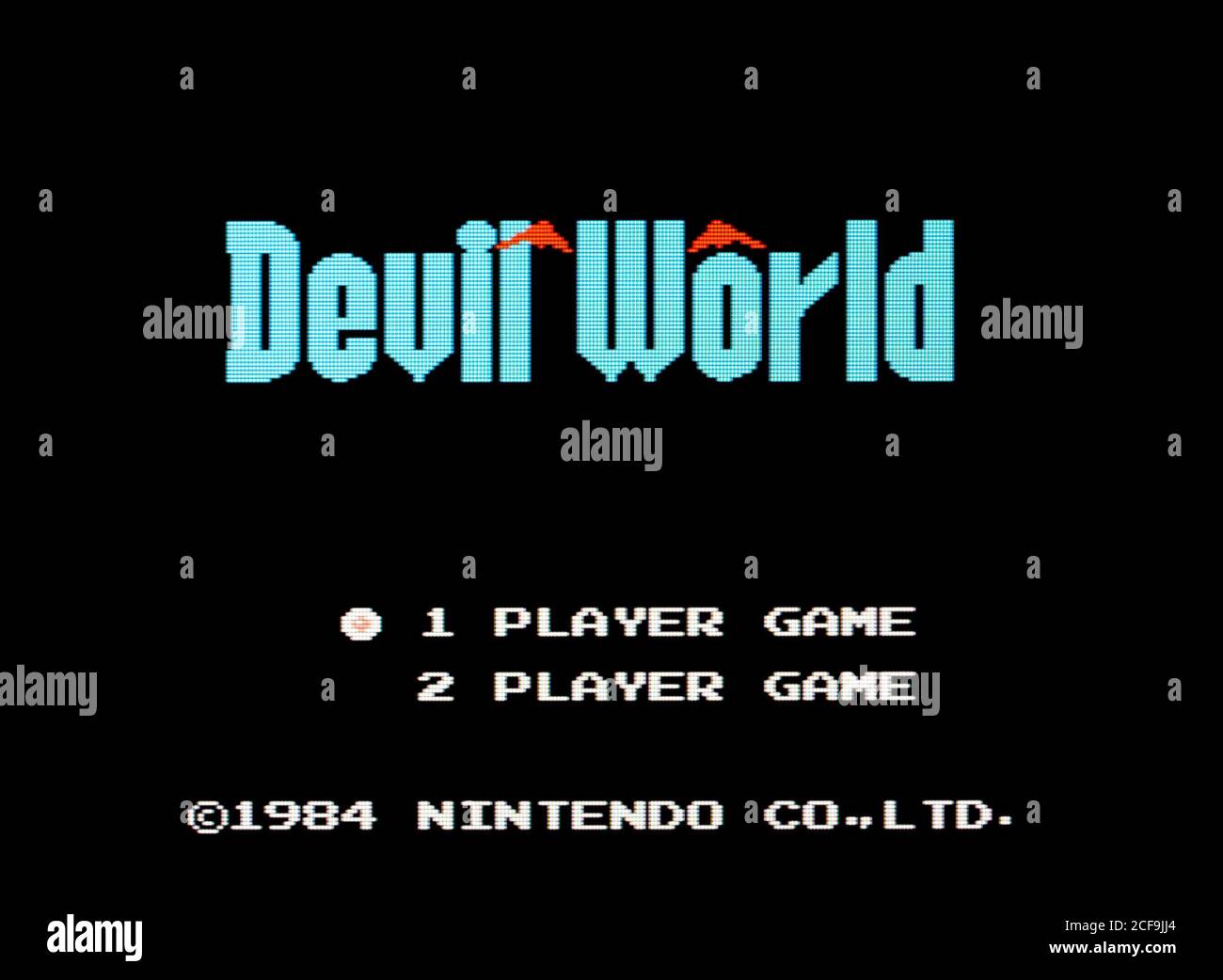 Devil World - Nintendo Entertainment System - NES Videogame - Editorial ...
