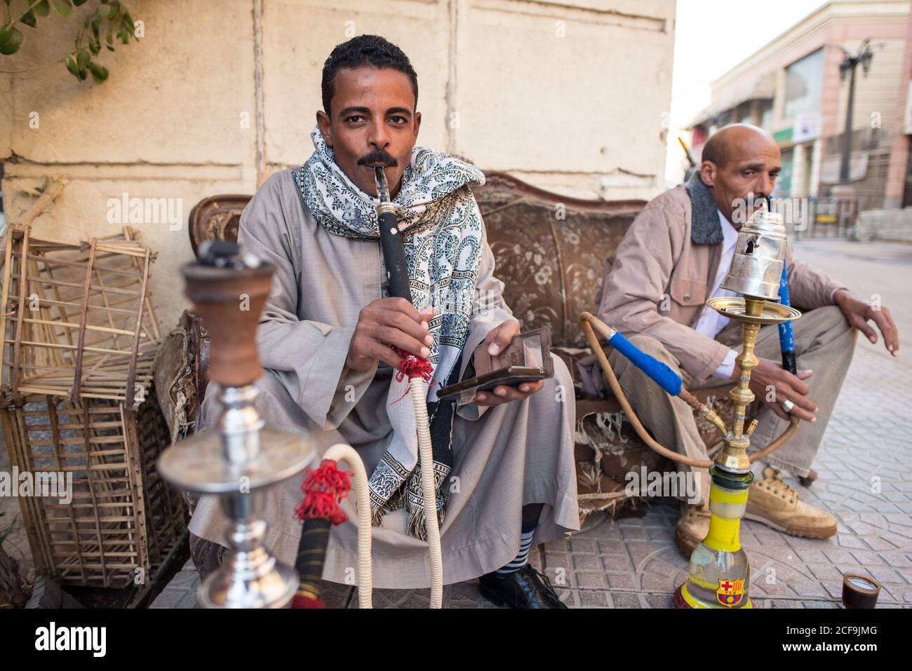 Group smoking traditional hookah hi-res stock photography and images ...