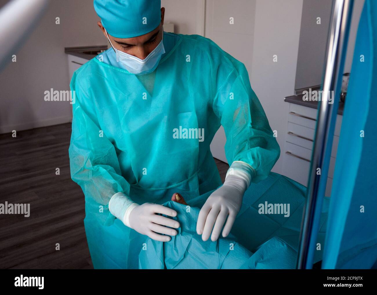 Hospital bed man feet hi-res stock photography and images - Alamy