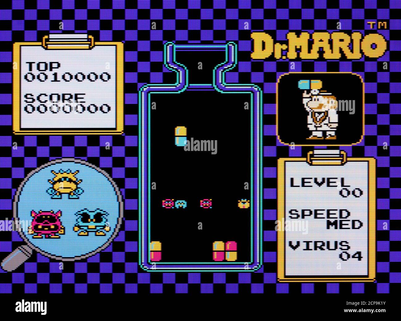 Dr Mario Nintendo Entertainment System Nes Videogame Editorial
