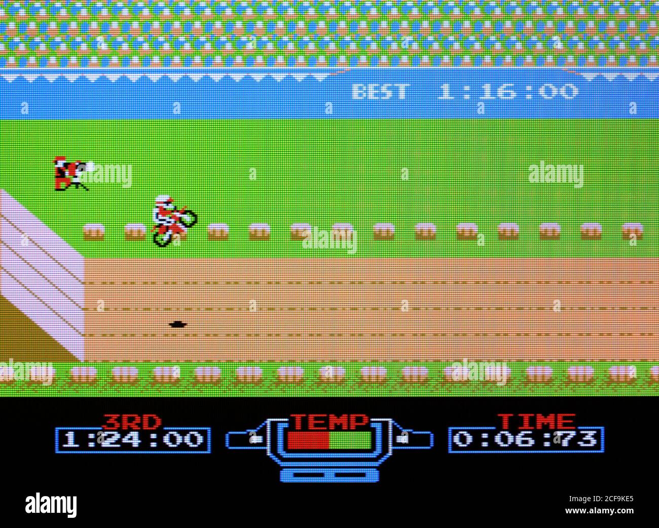 Excitebike - Nintendo Entertainment System - NES Videogame - Editorial use only Stock Photo - Alamy