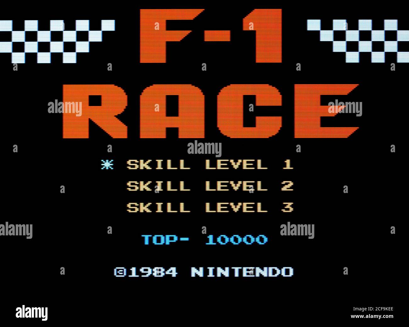 F-1 Race - Nintendo Entertainment System - NES Videogame - Editorial ...