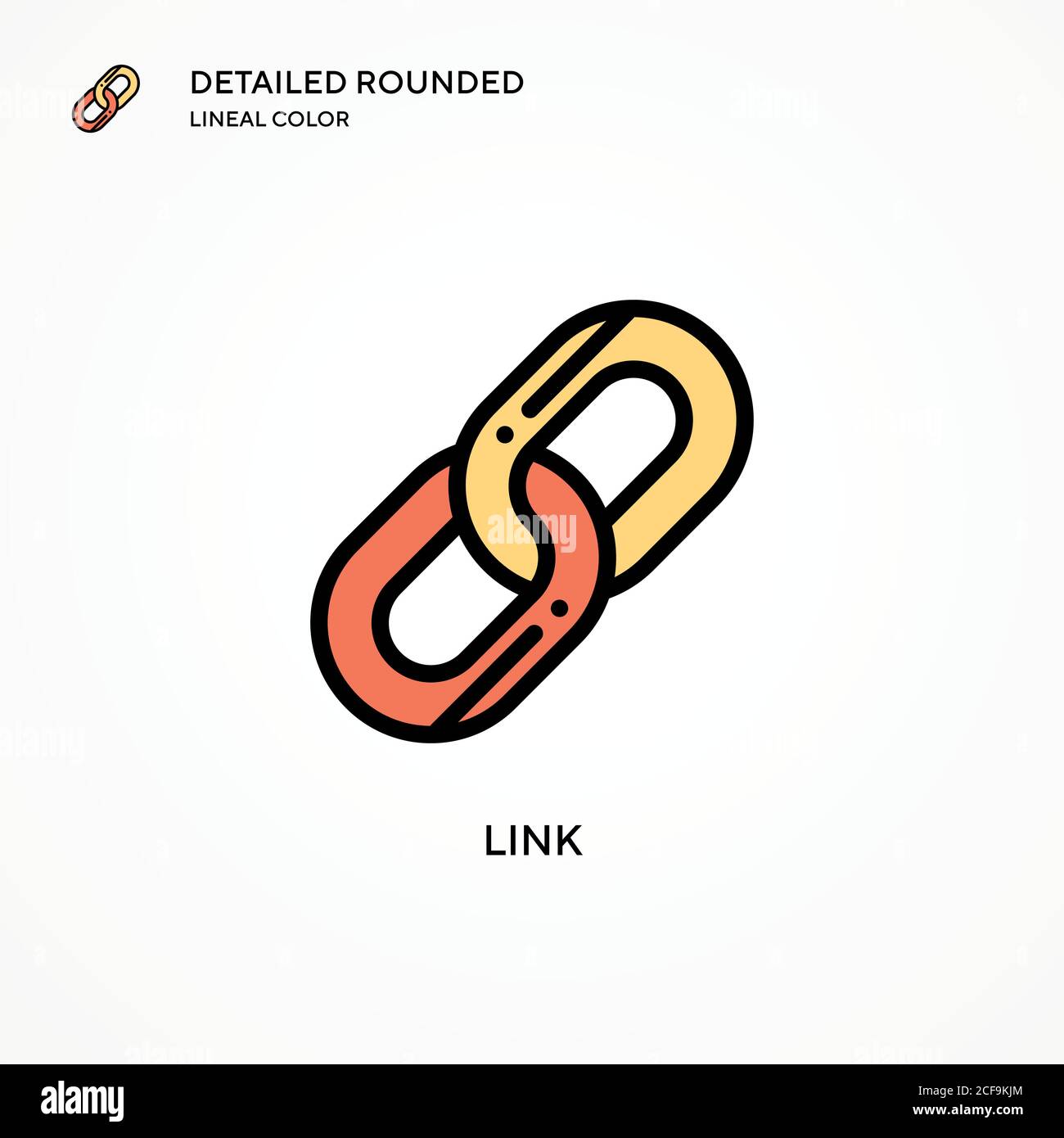 Link vector icon. Modern vector illustration concepts. Easy to edit and ...