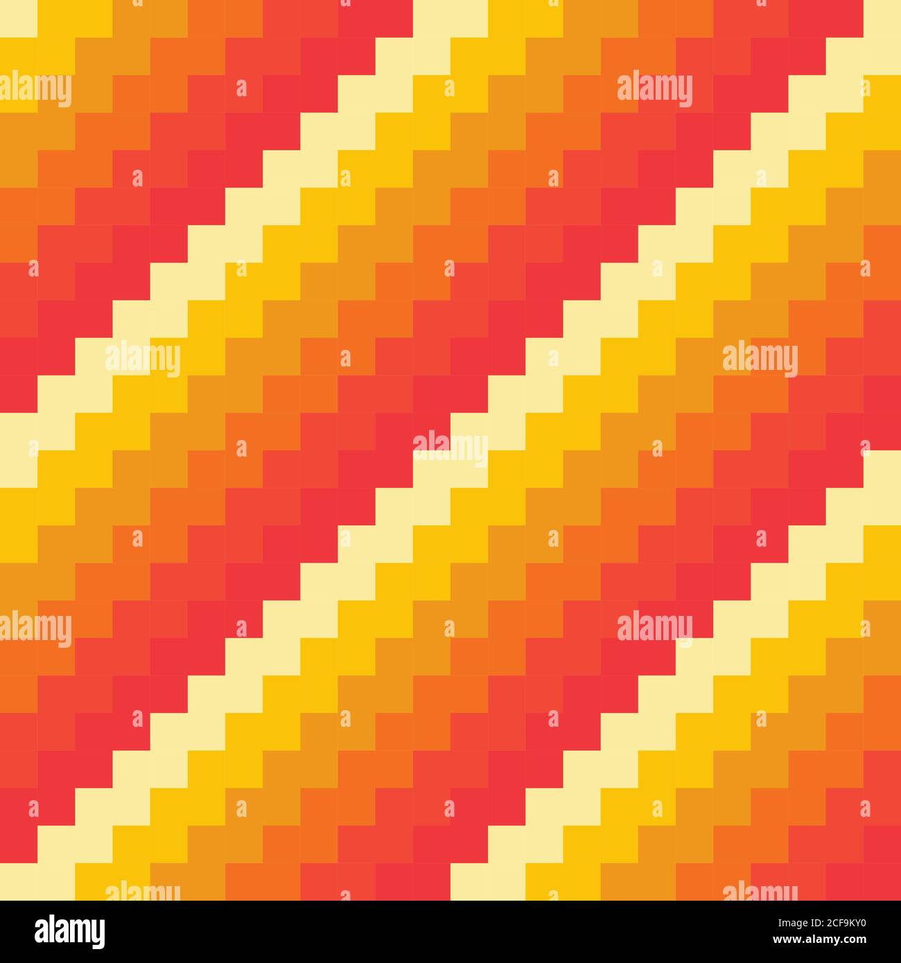 Abstract seamless background chevron pattern in shades of orange ...