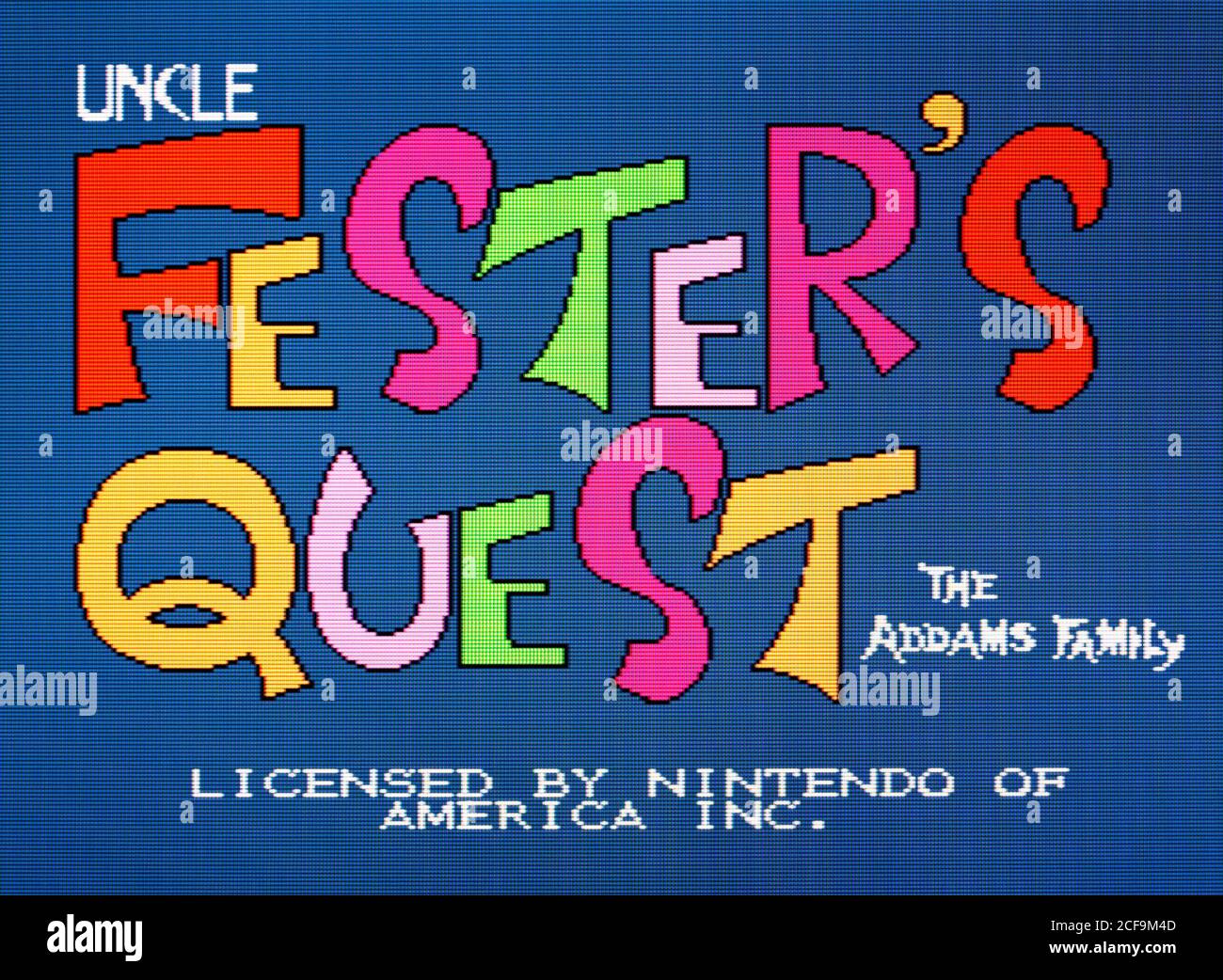 Uncle Fester's Quest - Nintendo Entertainment System - NES Videogame ...