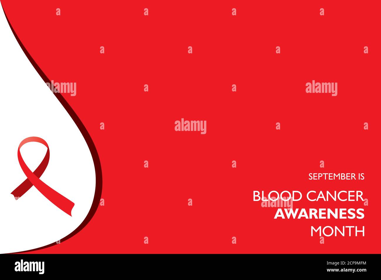 Vector illustration of Blood Cancer Awareness Month observed in ...