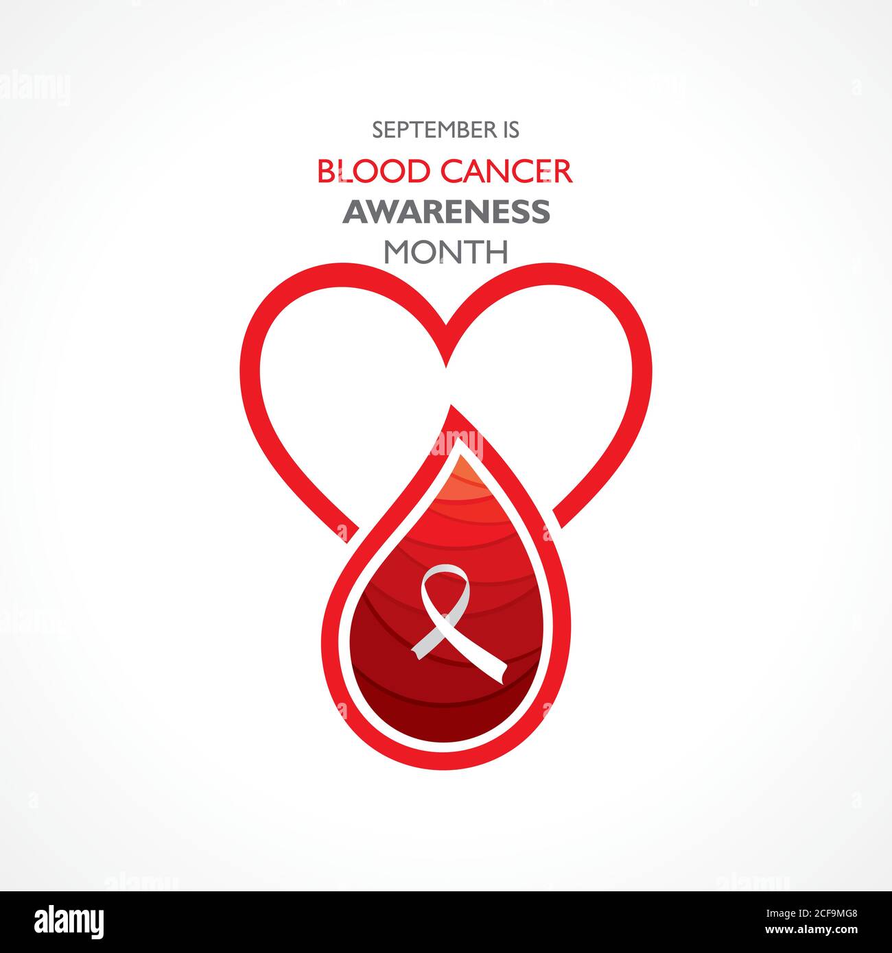 Vector illustration of Blood Cancer Awareness Month observed in ...