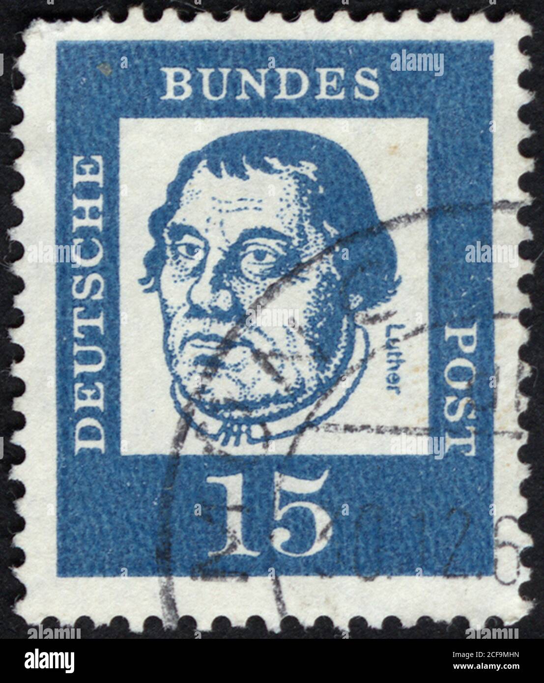 Postage stamps of the Deutsche Demokratische Republik. Stamp printed in ...