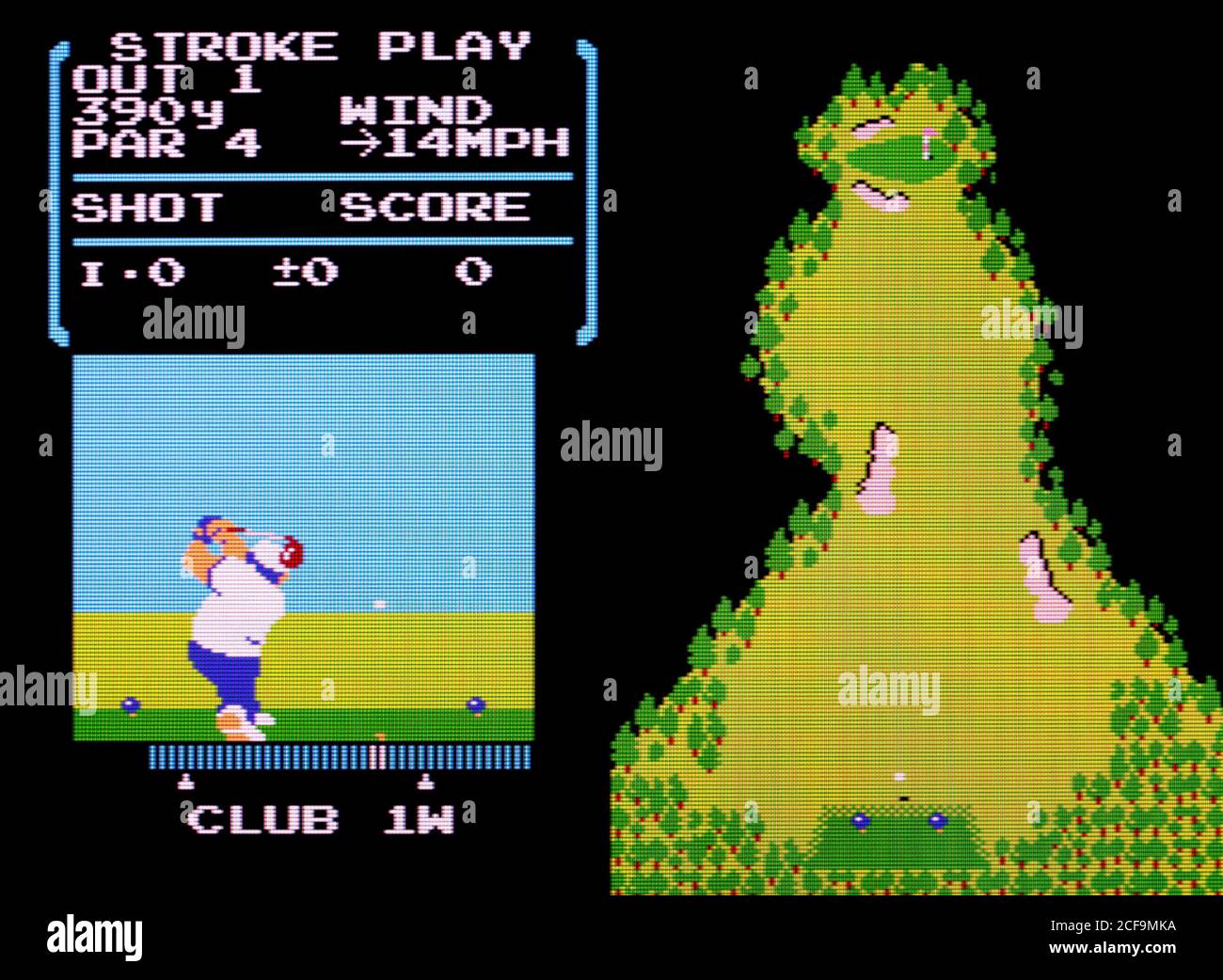 Golf - Nintendo Entertainment System - NES Videogame - Editorial use ...
