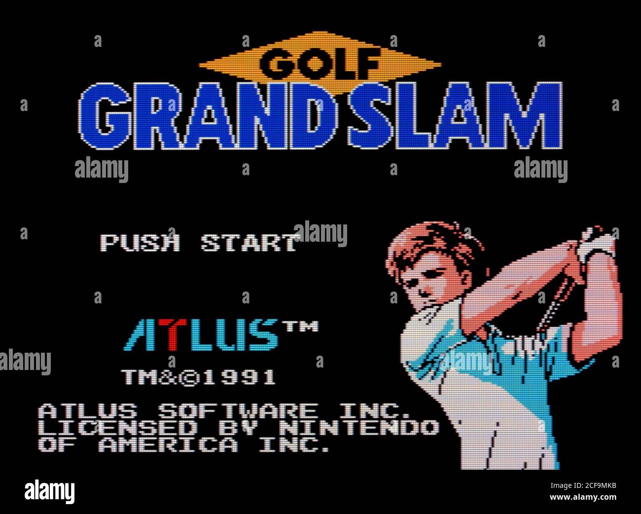 Golf Grand Slam - Nintendo Entertainment System - NES Videogame ...