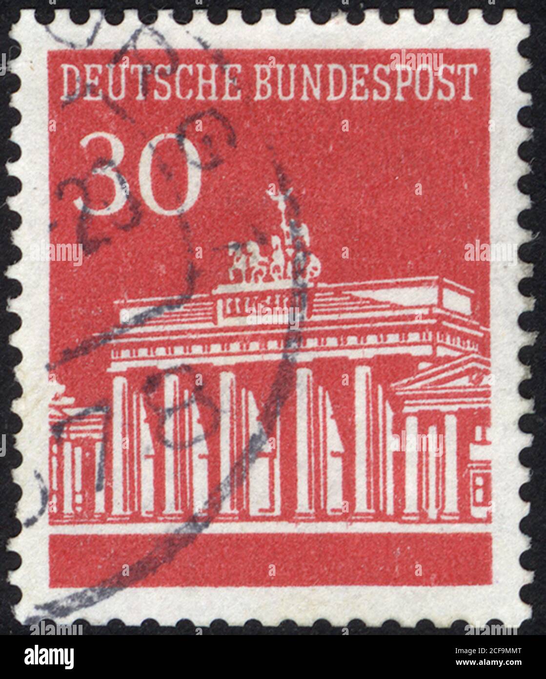 Postage stamps of the Deutsche Demokratische Republik. Stamp printed in ...