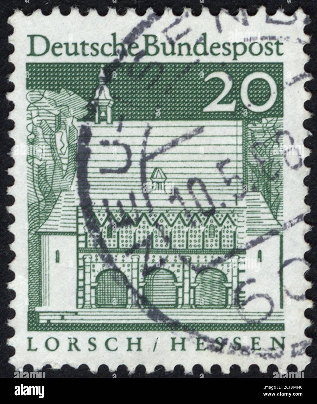 Postage stamps of the Deutsche Demokratische Republik. Stamp printed in ...