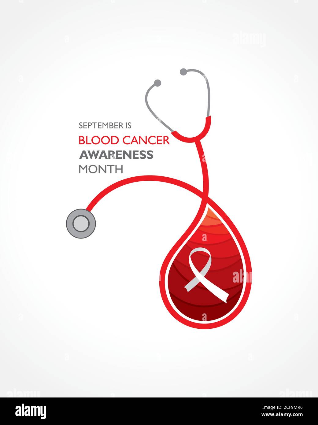 Vector illustration of Blood Cancer Awareness Month observed in ...