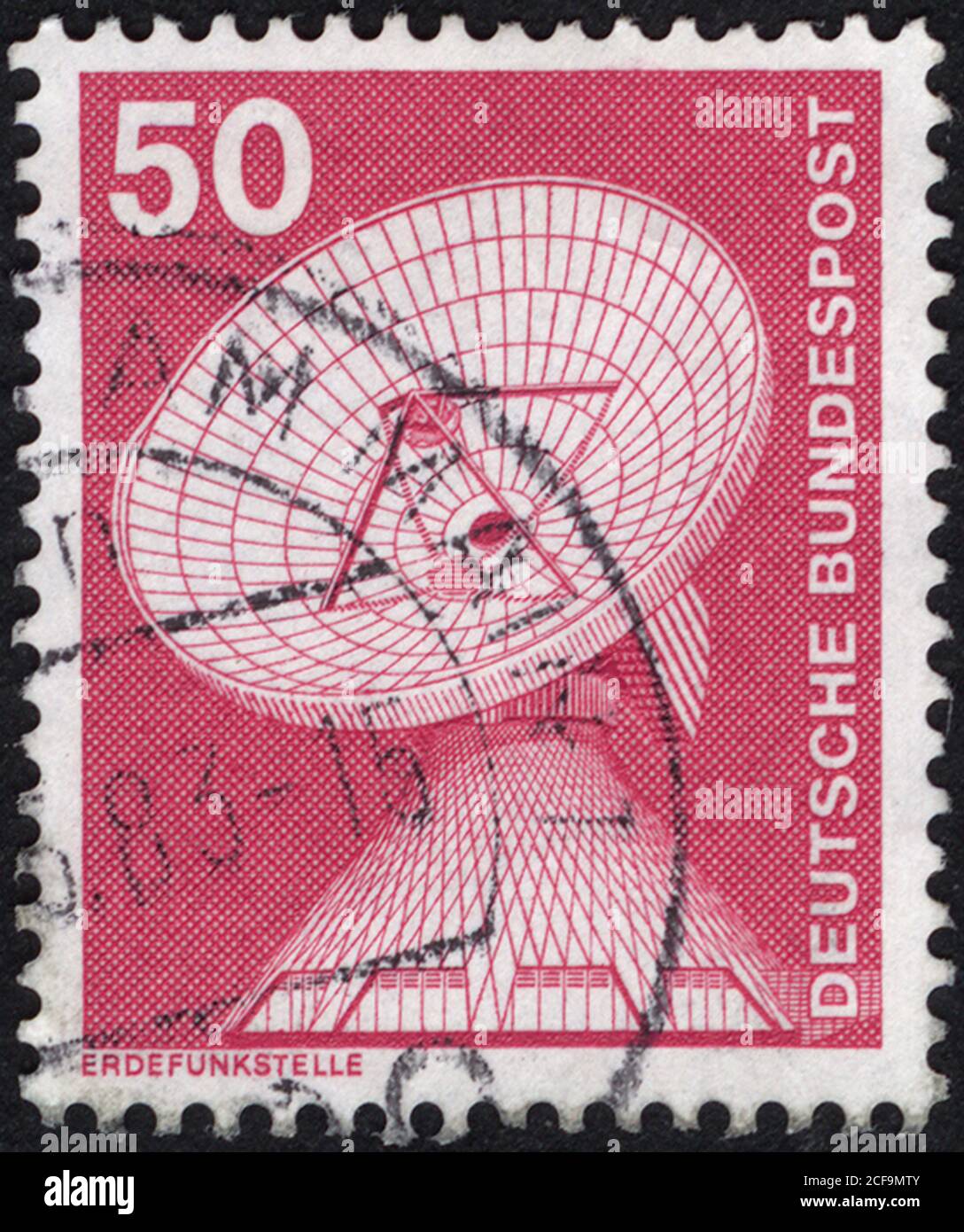 Postage stamps of the Deutsche Demokratische Republik. Stamp printed in ...