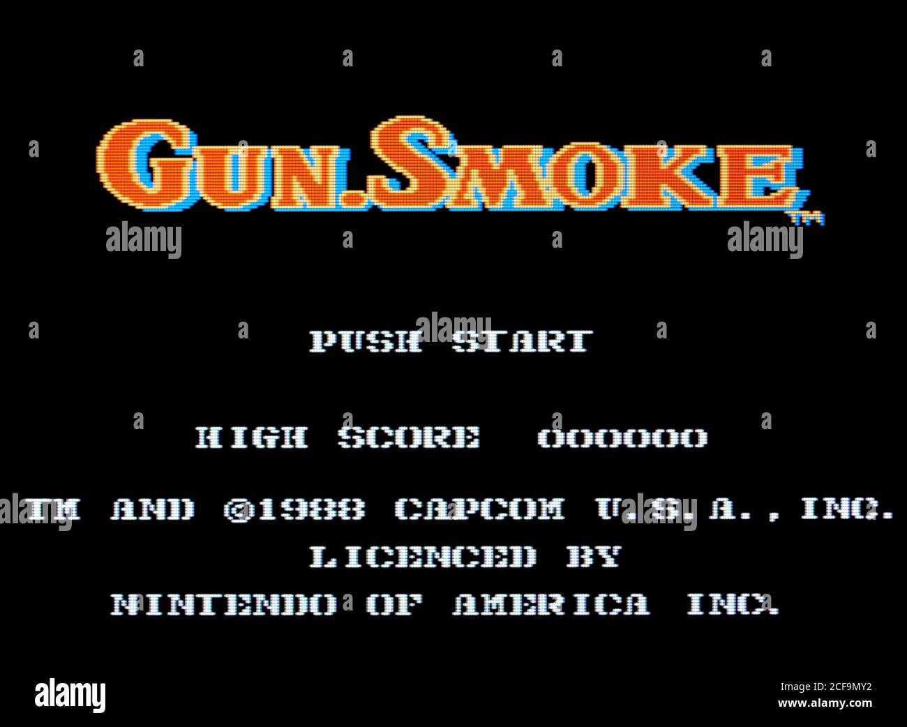 Gun Smoke - Nintendo Entertainment System - NES Videogame - Editorial ...