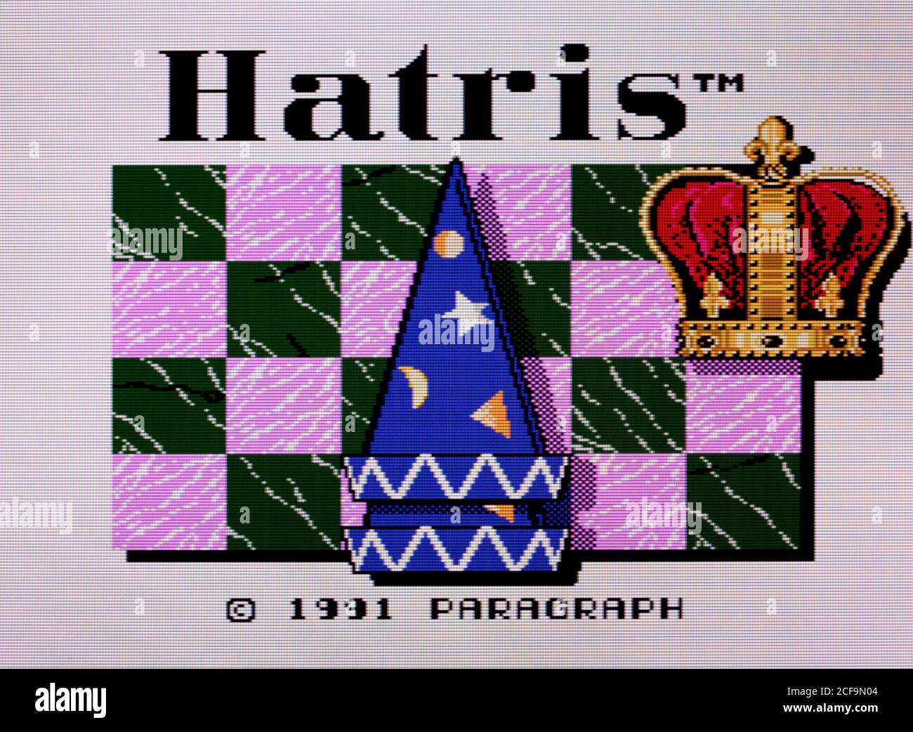 Hatris - Nintendo Entertainment System - NES Videogame - Editorial use ...