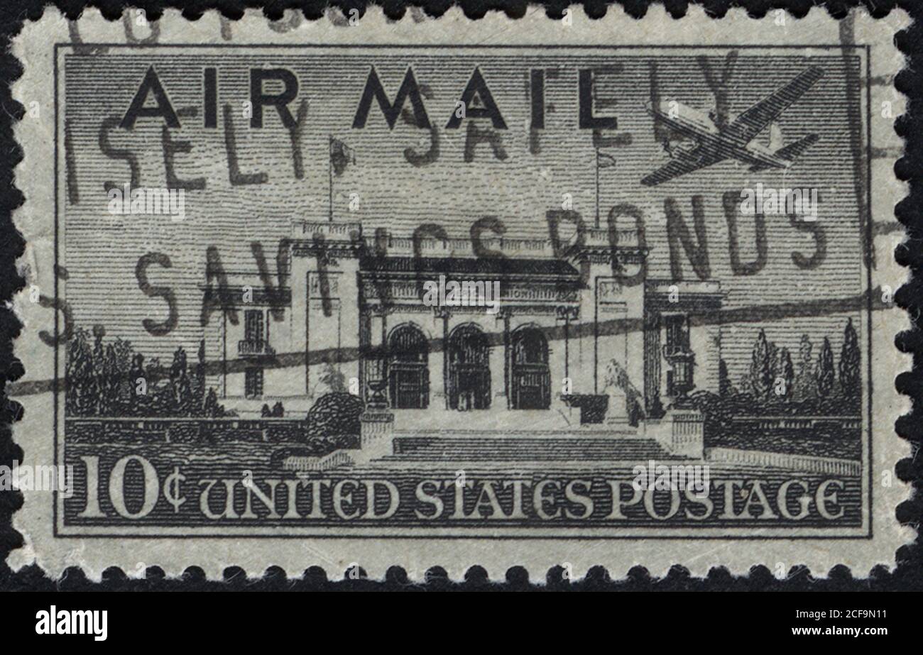 United States postage stamp. United States historical stamp. A postage ...