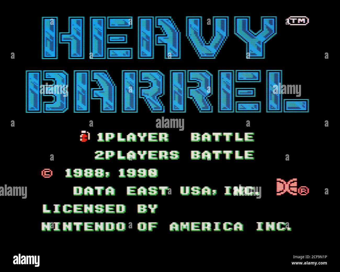 Heavy Barrel - Nintendo Entertainment System - NES Videogame ...