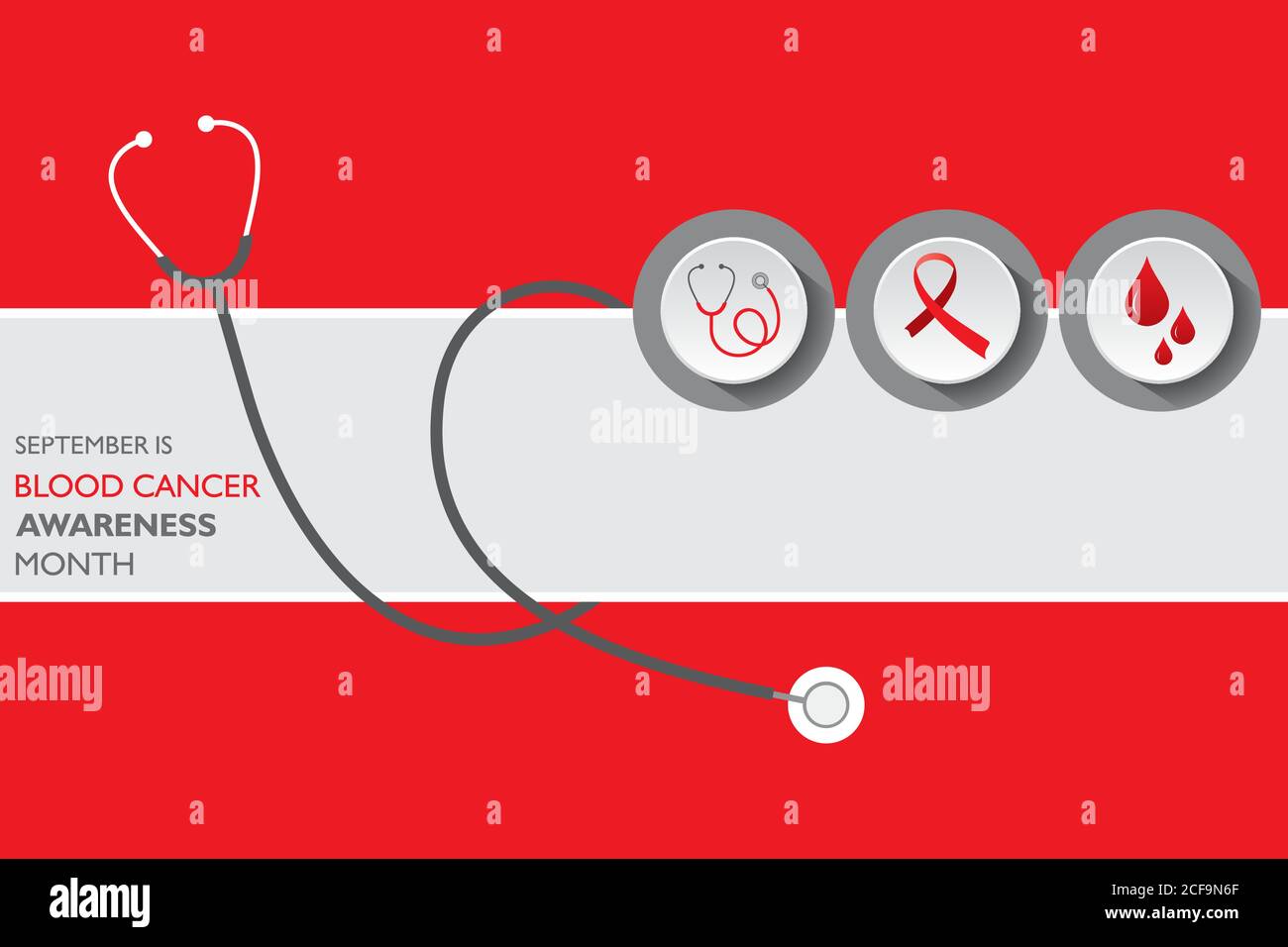Vector illustration of Blood Cancer Awareness Month observed in ...