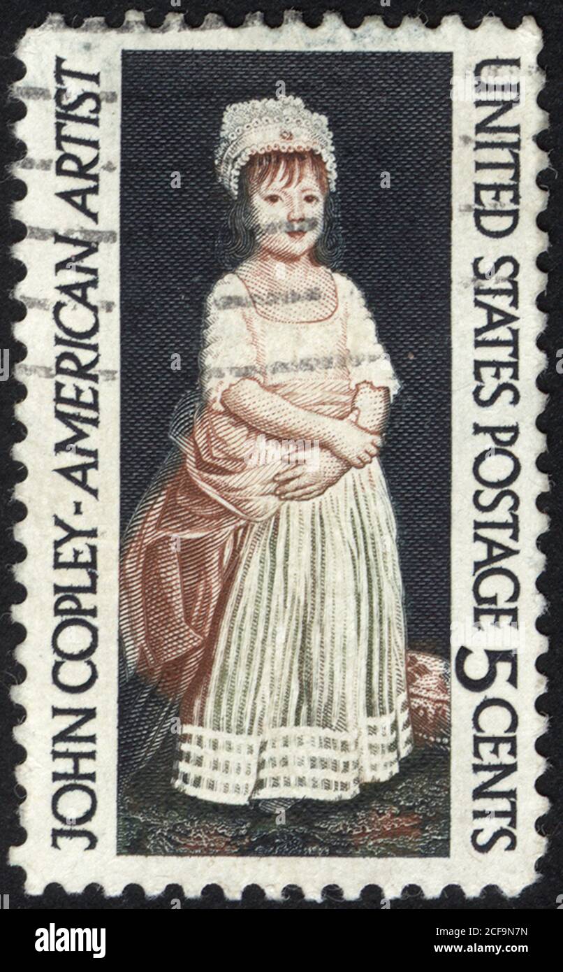 United States postage stamp. United States historical stamp. A postage ...