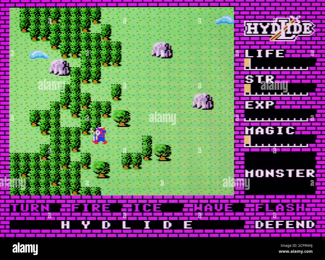 Hydlide - Nintendo Entertainment System - NES Videogame - Editorial use only Stock Photo - Alamy