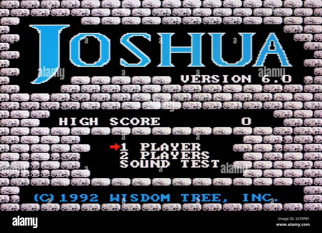 Joshua - Nintendo Entertainment System - NES Videogame - Editorial use ...