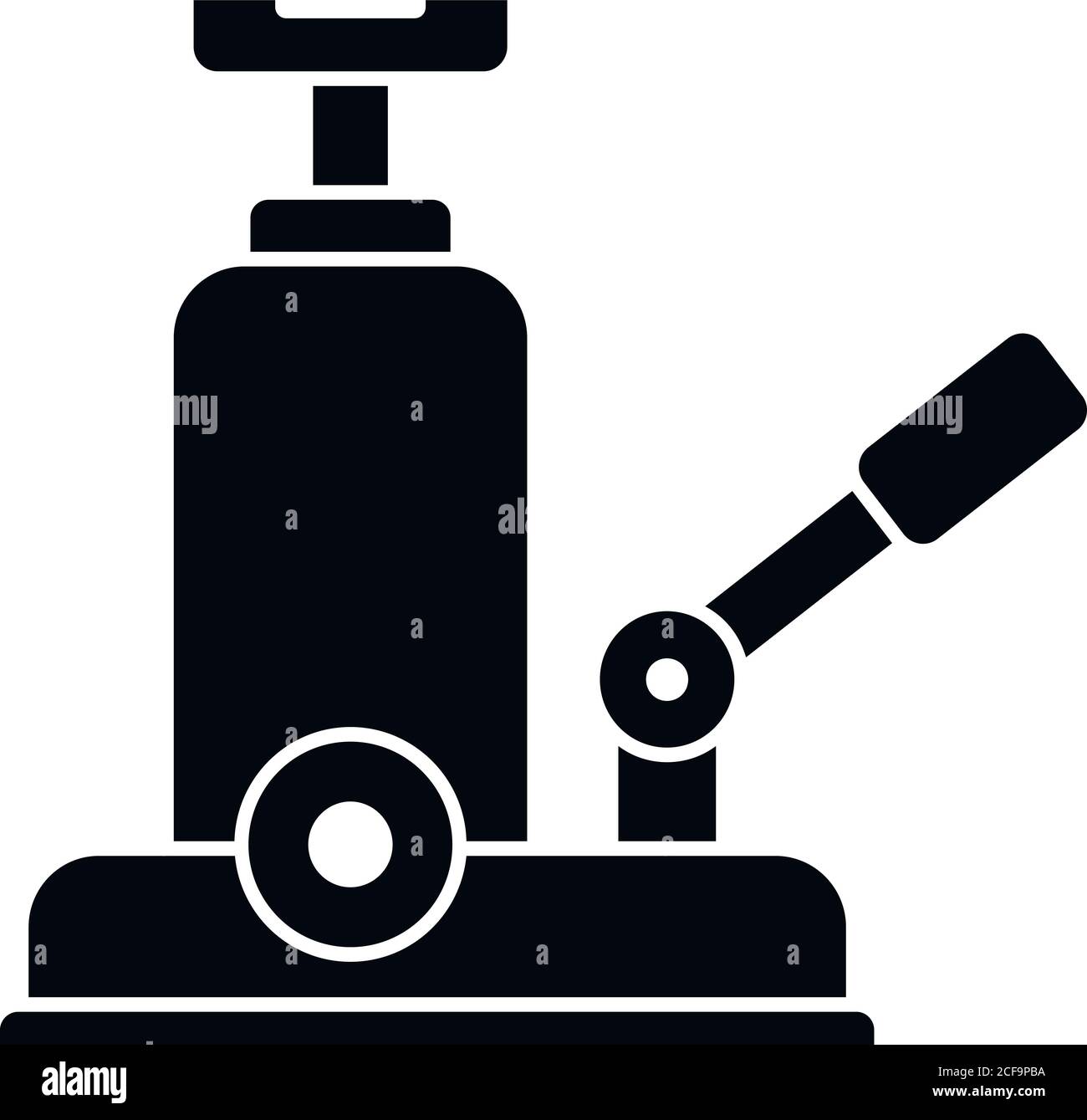 Jack-screw icon. Simple illustration of jack-screw vector icon for web ...