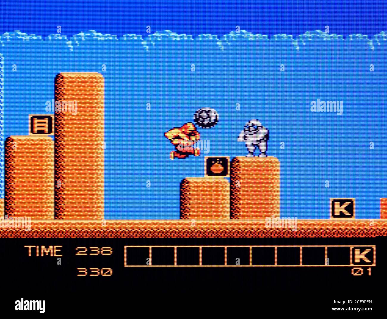 Karnov - Nintendo Entertainment System - NES Videogame - Editorial use ...