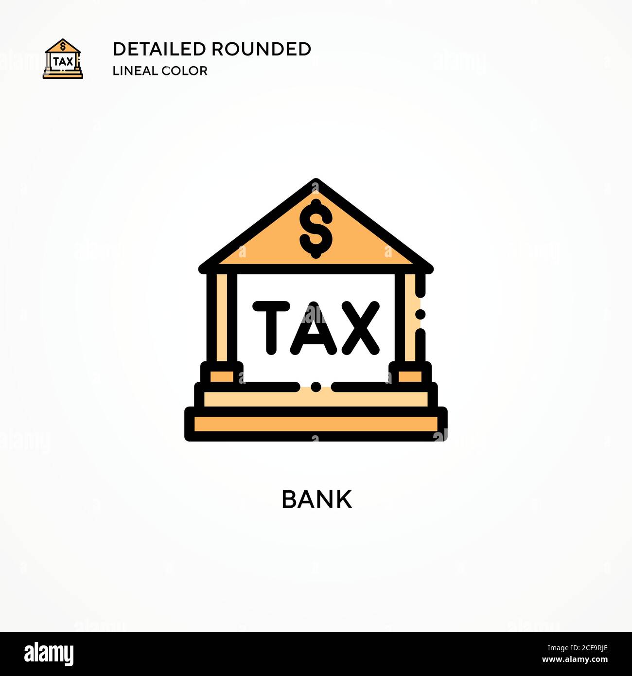 Bank vector icon. Modern vector illustration concepts. Easy to edit and ...