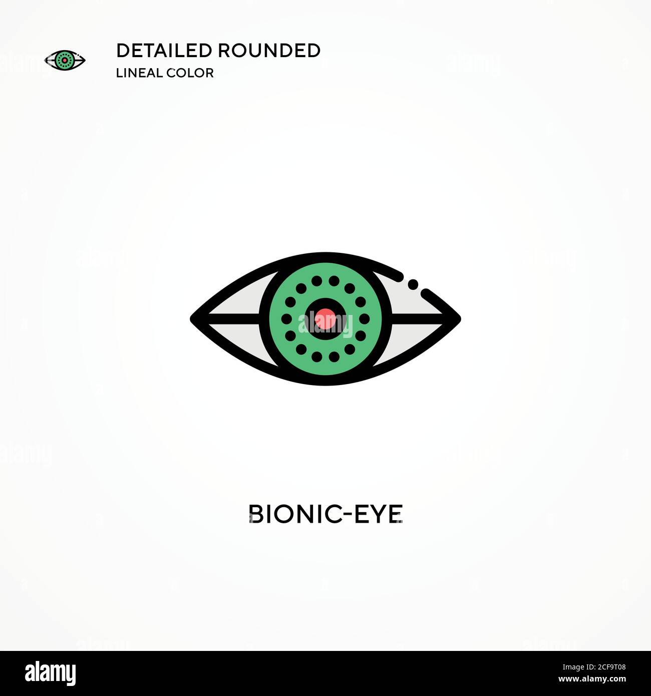 Cyborg eye conceptual illustration Stock Vector Images - Alamy