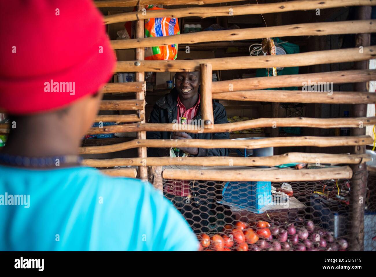 African market stall food village hi-res stock photography and images ...