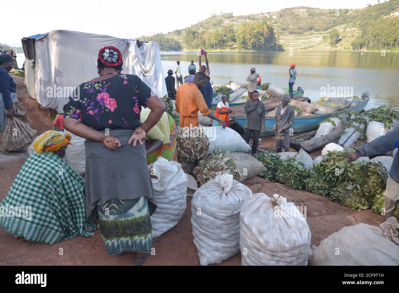 Adult african locals trading each hi-res stock photography and images ...