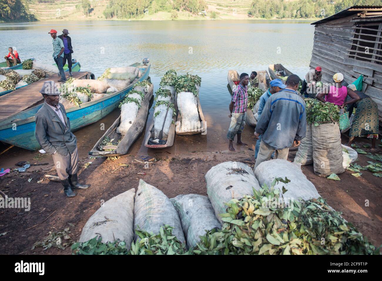 High angle adult african locals hi-res stock photography and images - Alamy