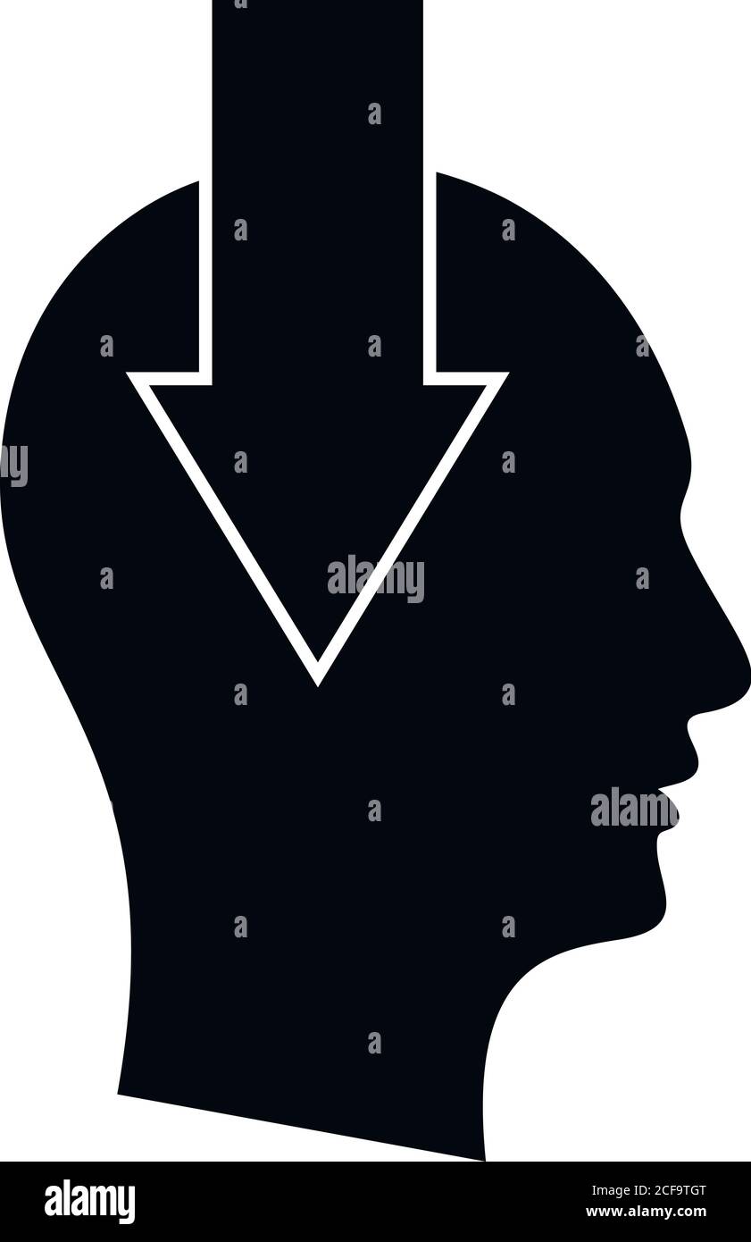 Stress headache icon. Simple illustration of stress headache vector ... Stress headache icon. Simple illustration of stress headache vector ...