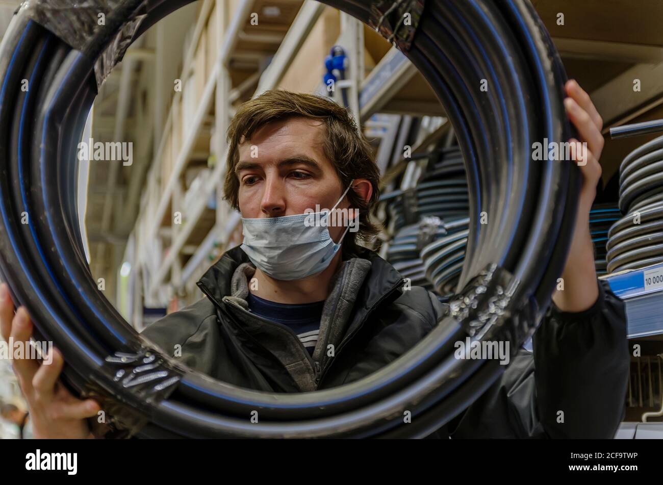 Water pipe installation hi-res stock photography and images - Alamy