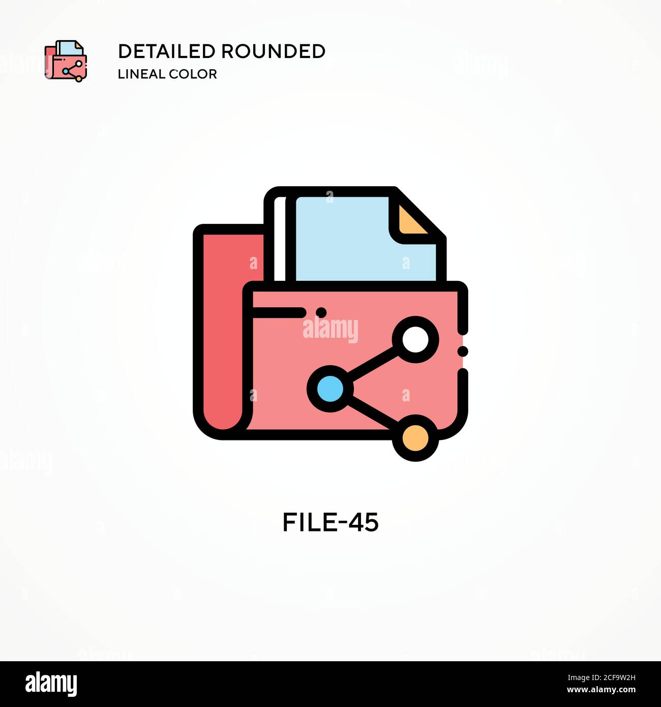 File-45 vector icon. Modern vector illustration concepts. Easy to edit ...