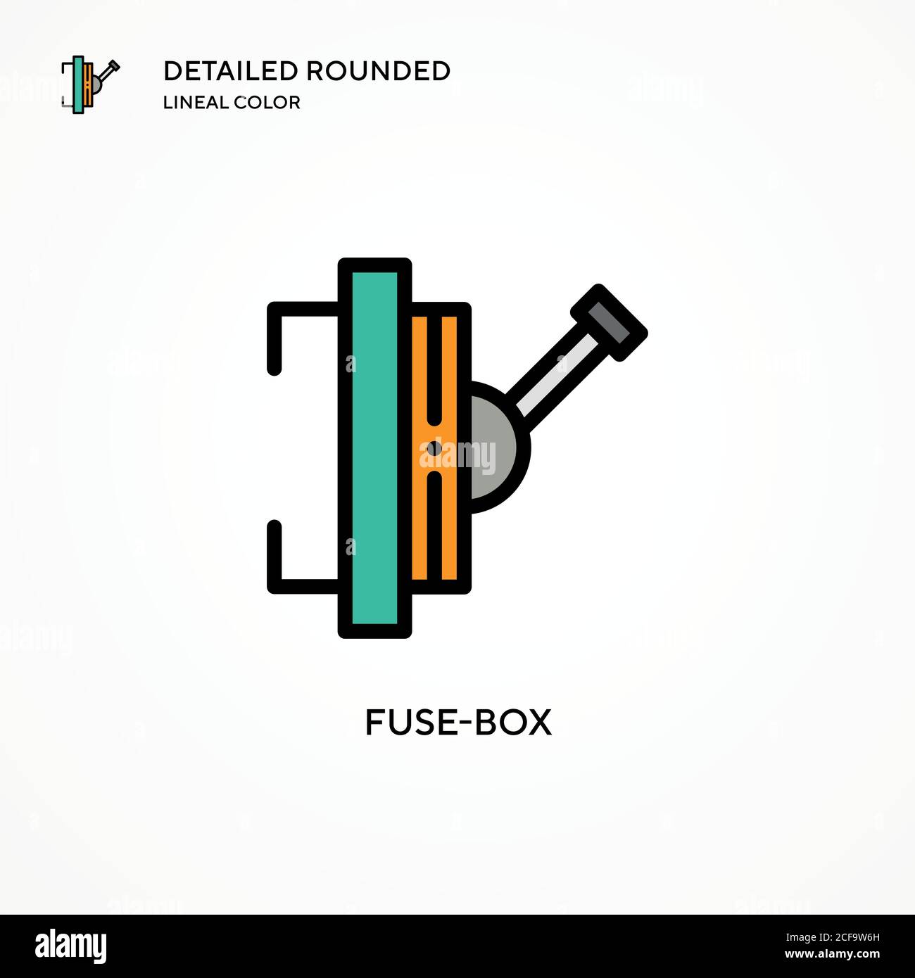 Electrical distribution board Stock Vector Images - Alamy