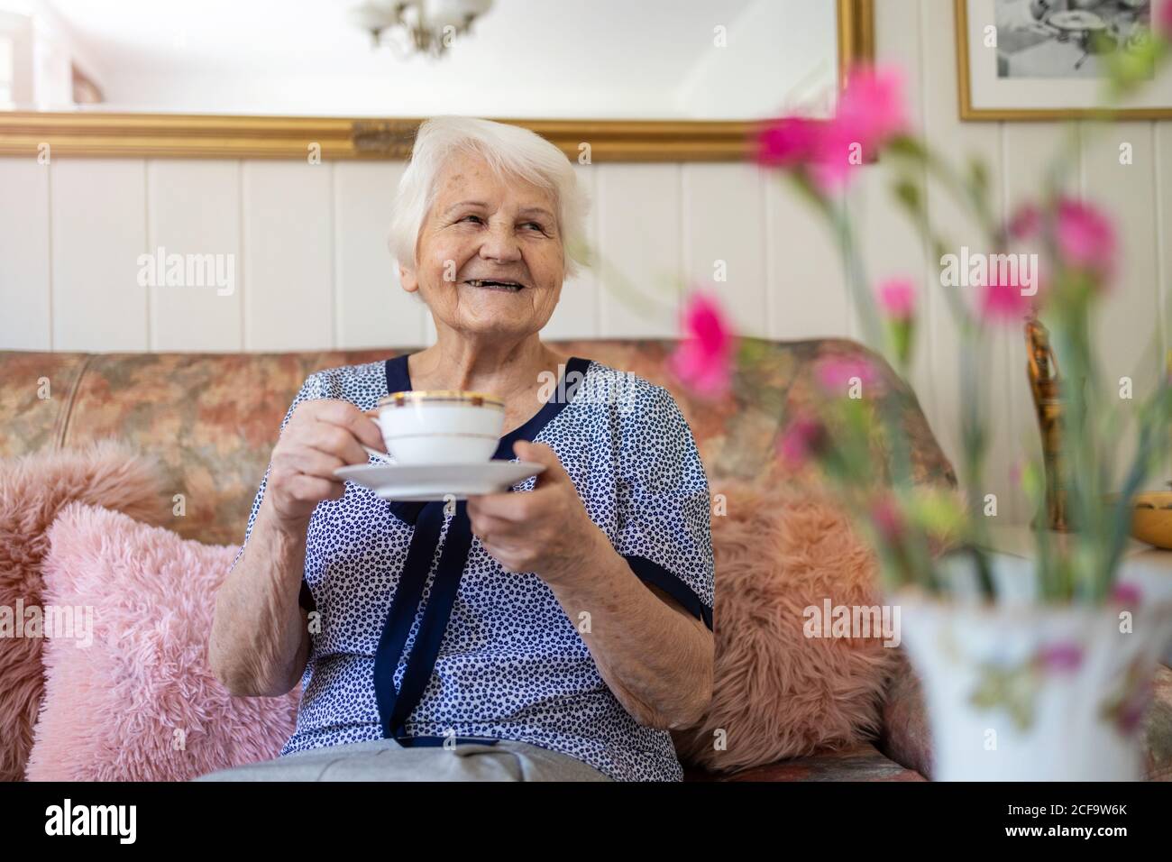 Grandmother home hi-res stock photography and images - Alamy