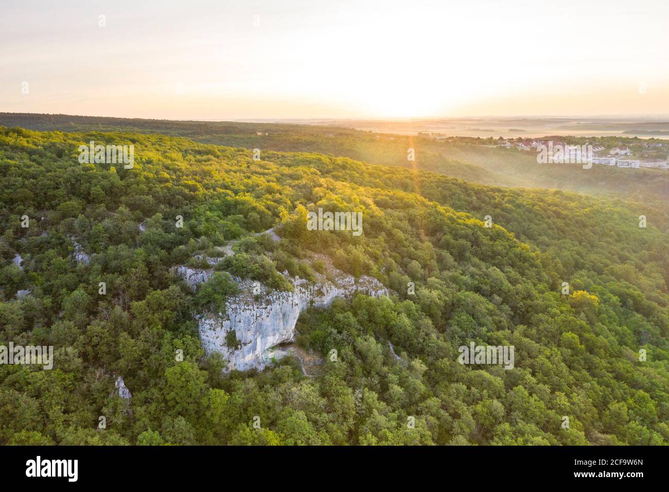 France, Cote d’Or, Val Suzon Regional Natural Reserve, Messigny et ...